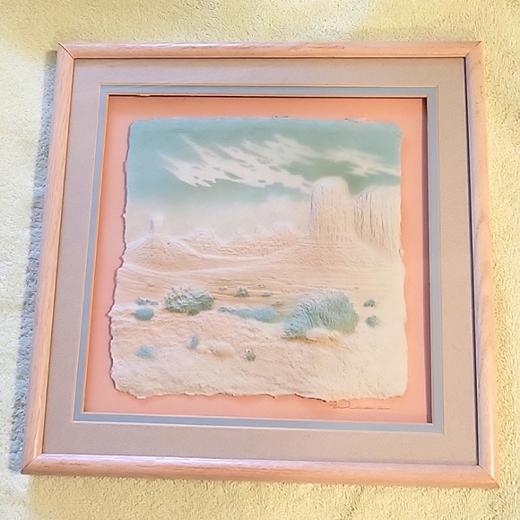 Figi Graphics | Art | Southwestern Pastel Paper Art | Poshmark